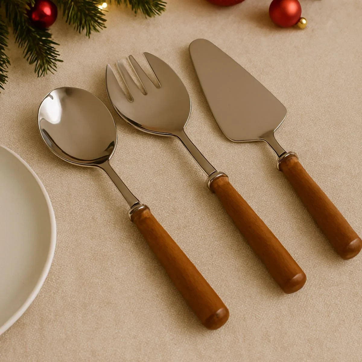 Salad & Cake Servers Set – The Leprosy Mission Shop