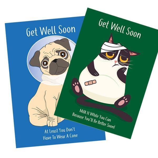 4 Humorous Get Well Cards – The Leprosy Mission Shop
